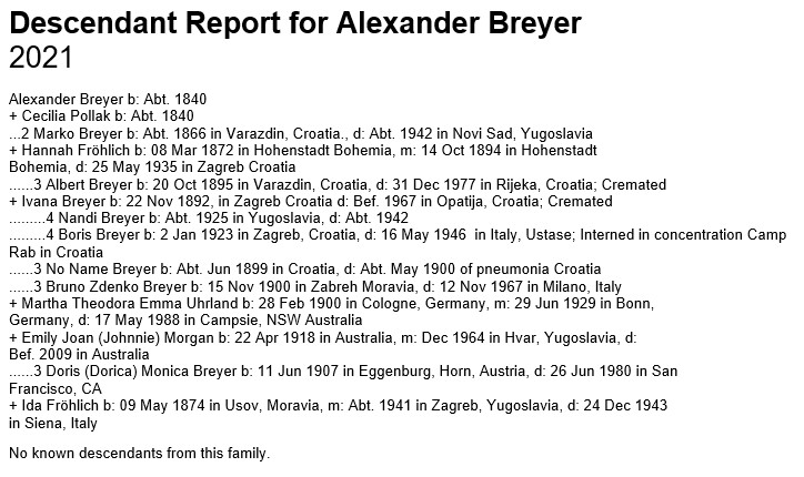 Breyer Family