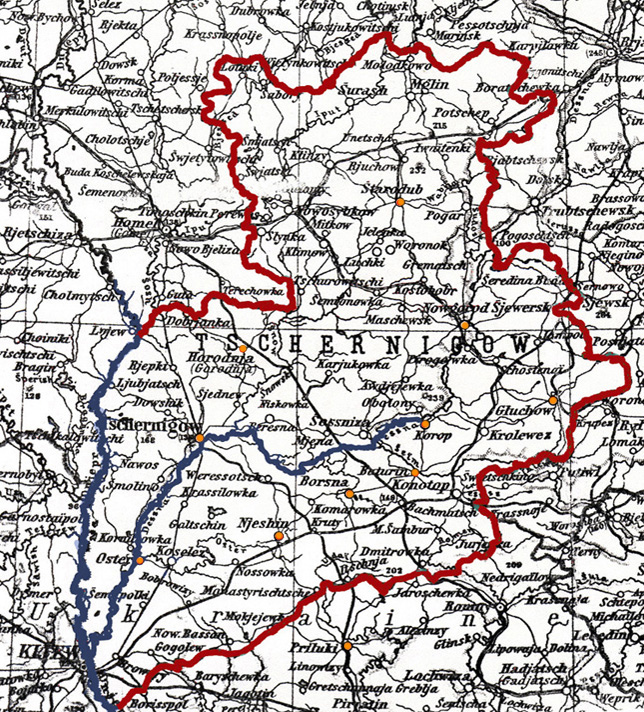 Chernigov Gubernia Maps